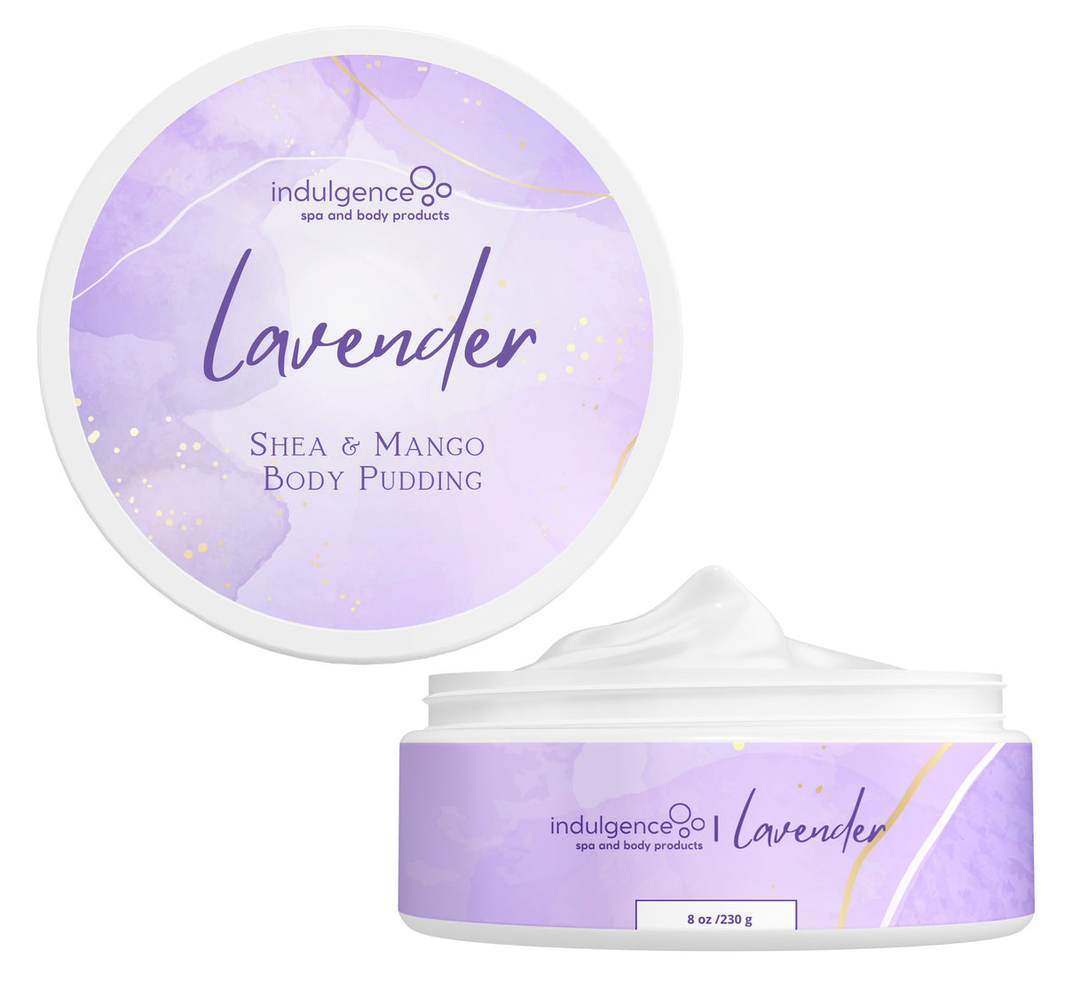 Lavender Shea and Mango Body Pudding – Indulgence Spa and Body Products