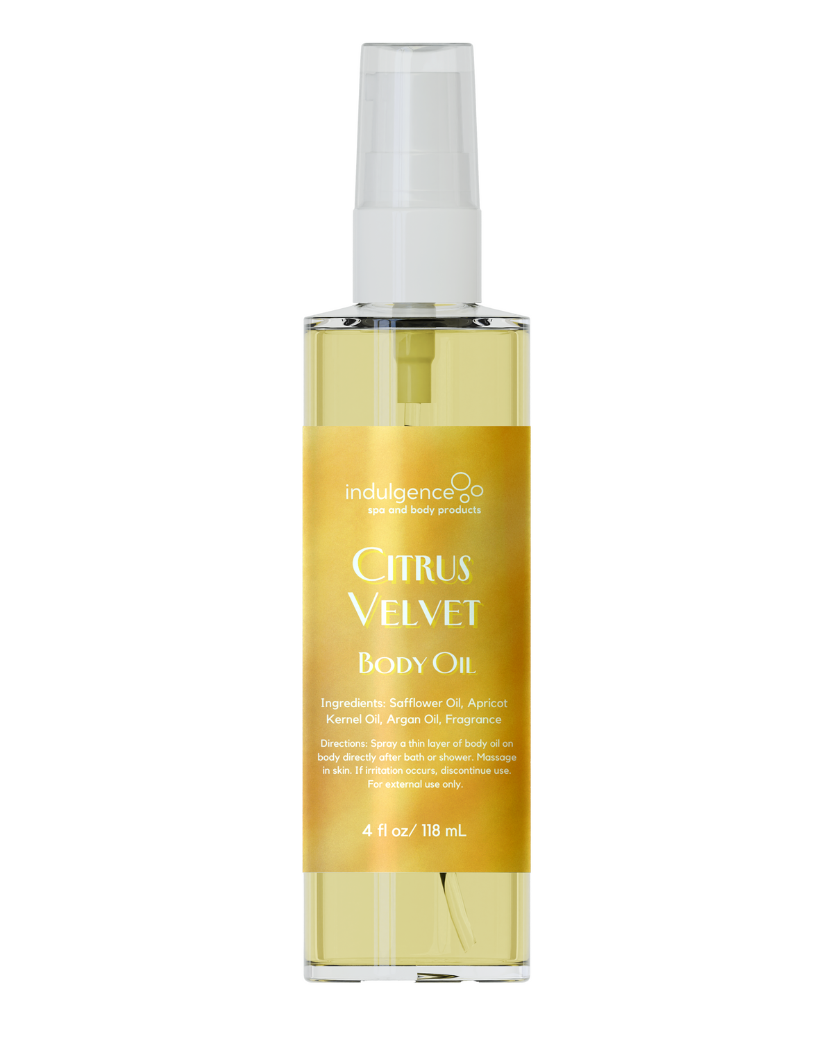 Citrus Velvet Body Oil – Indulgence Spa and Body Products