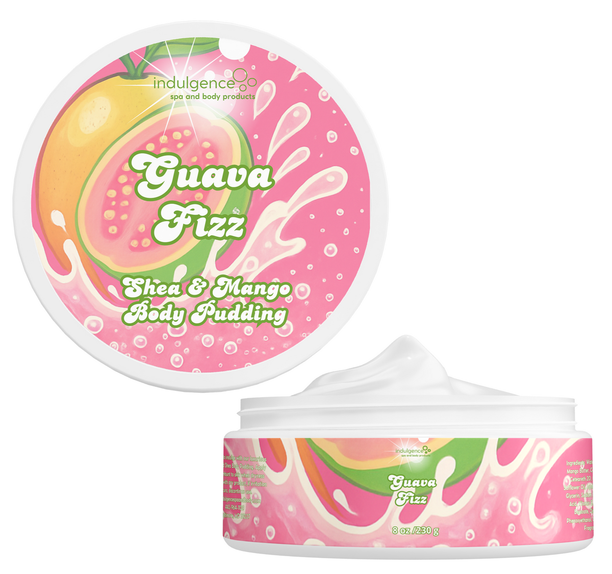 Guava Fizz Body Pudding – Indulgence Spa and Body Products