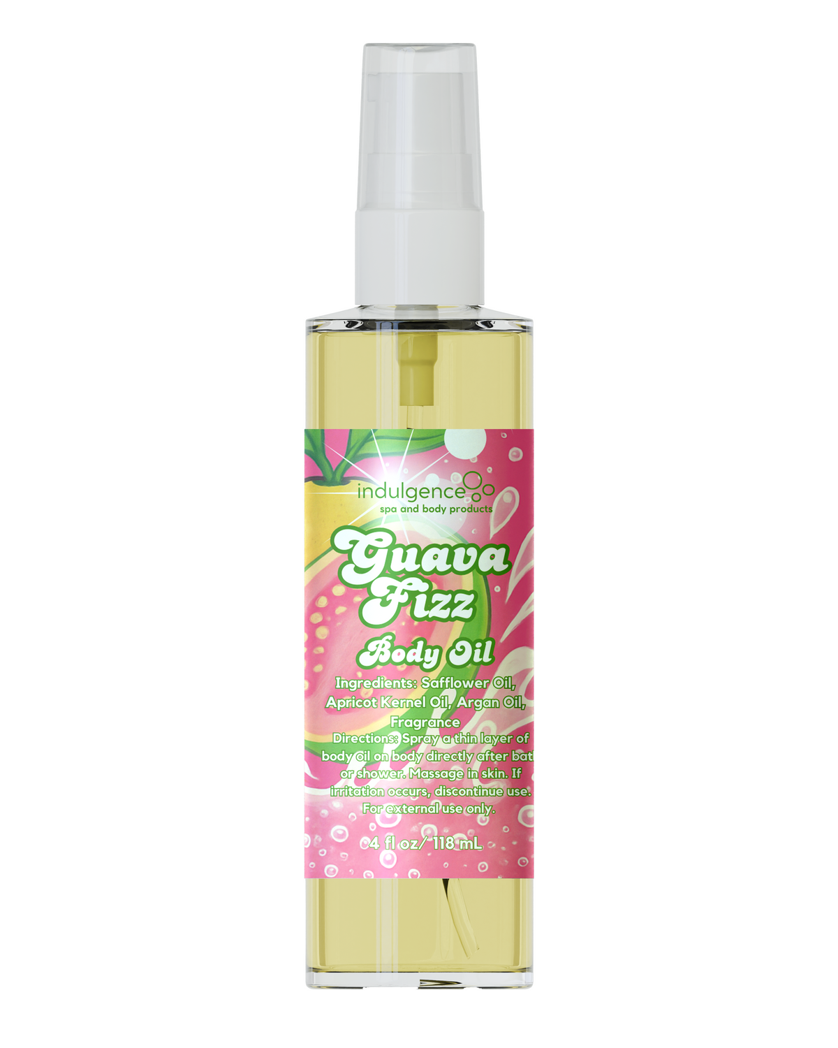 Guava Fizz Body Oil – Indulgence Spa and Body Products
