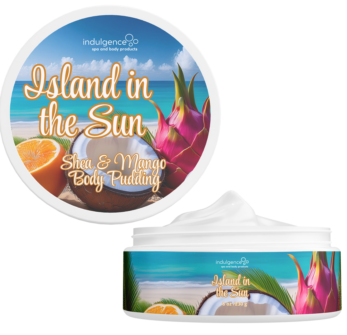 Island in the Sun Body Pudding – Indulgence Spa and Body Products