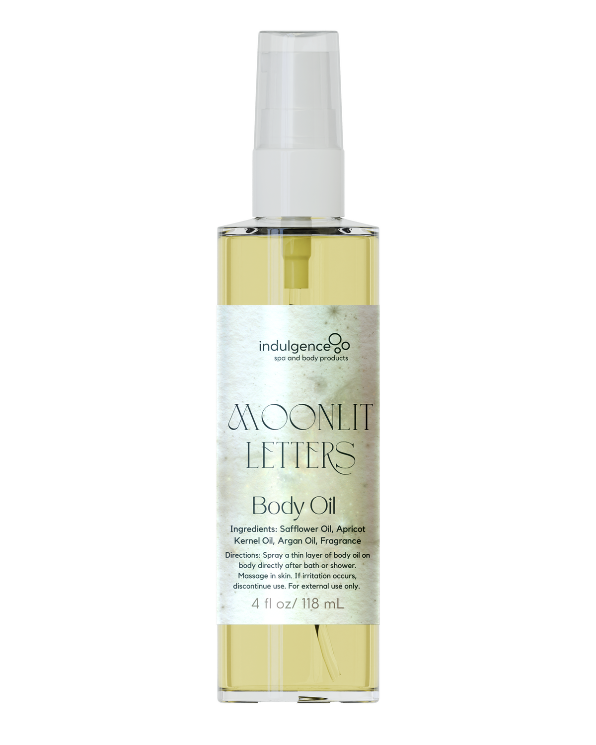 Moonlit Letters Body Oil – Indulgence Spa and Body Products