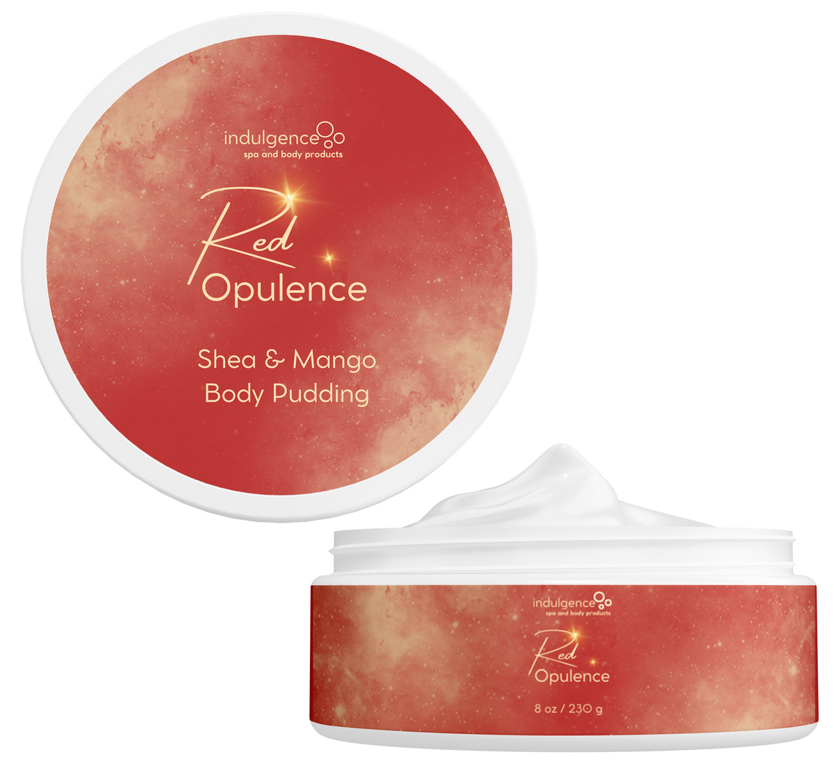 Red Opulence Body Pudding – Indulgence Spa and Body Products
