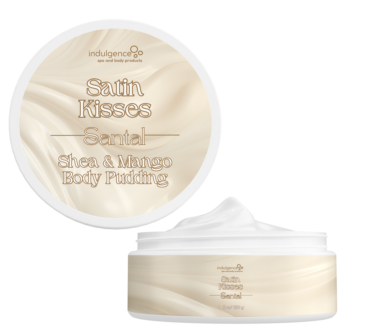 Satin Kisses Santal Body Pudding – Indulgence Spa and Body Products