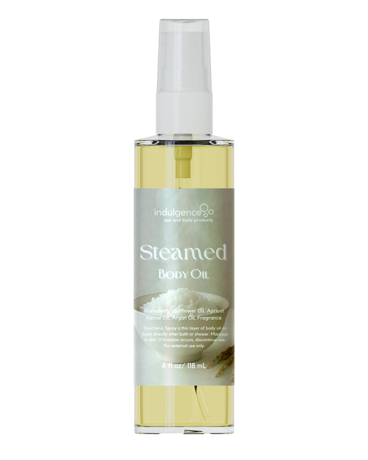 Steamed Body Oil – Indulgence Spa and Body Products
