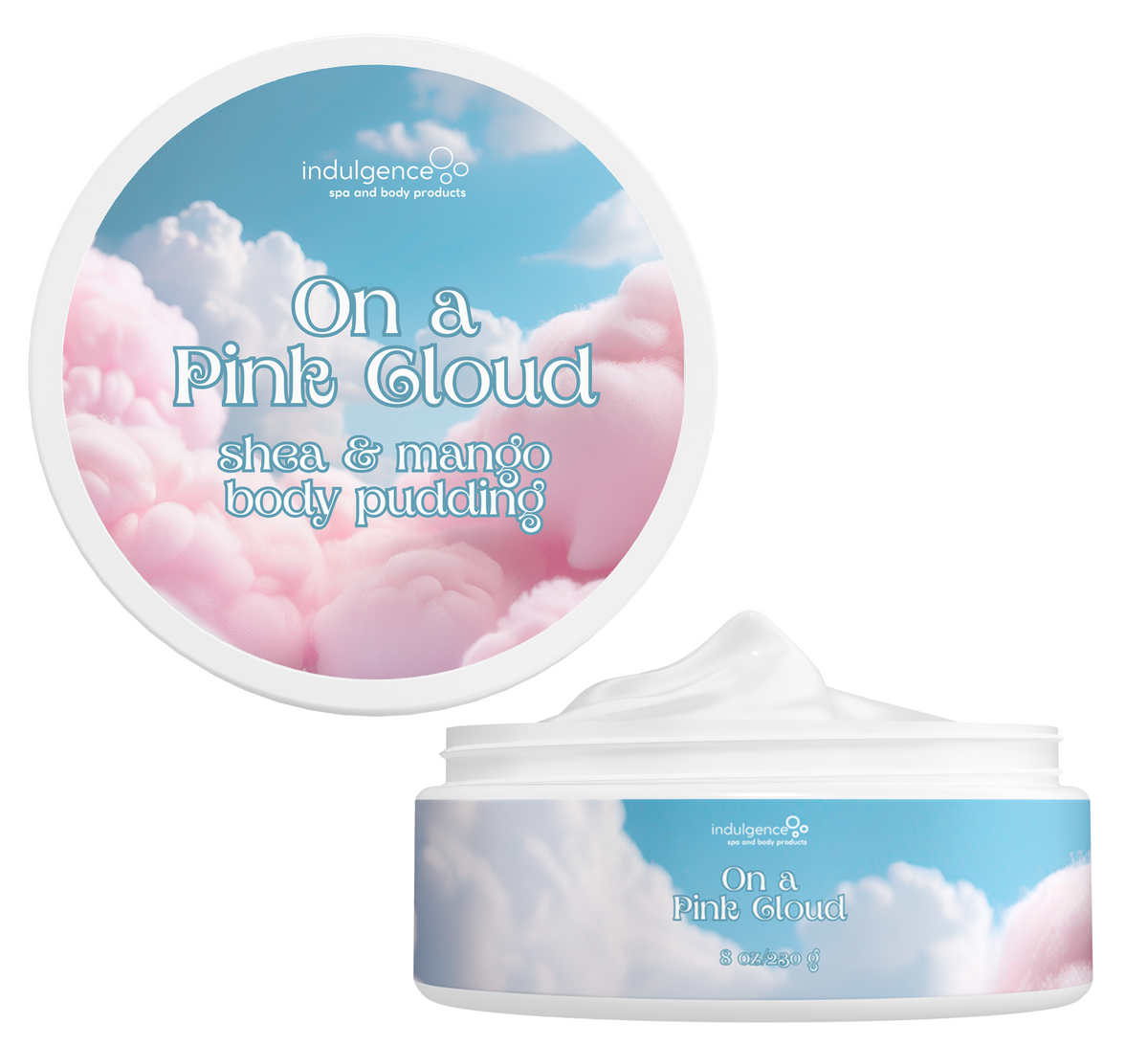 On a Pink Cloud Body Pudding – Indulgence Spa and Body Products